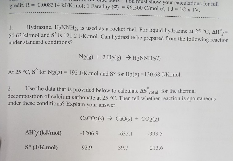 Chemistry Archive | December 20, 2018 | Chegg.com