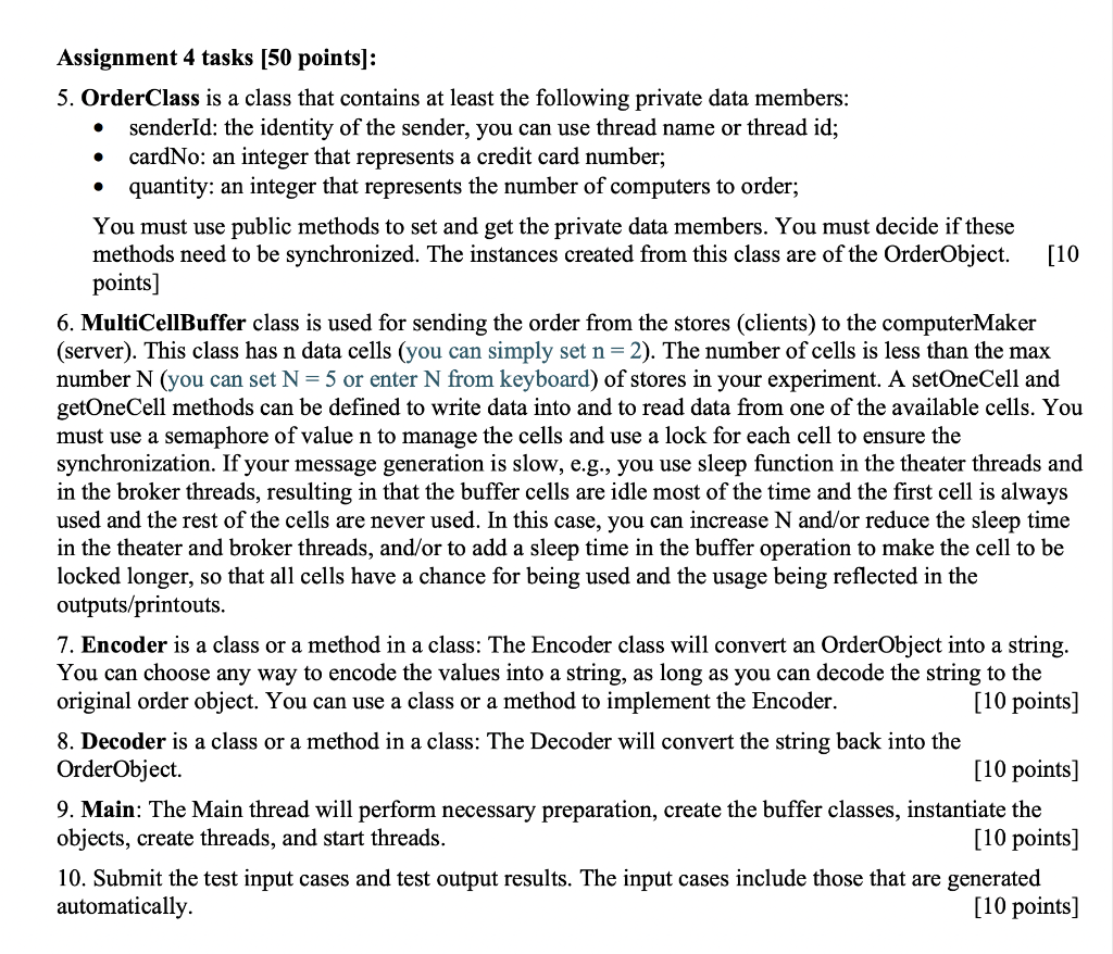 Solved Purpose of this project is to exercise the concepts | Chegg.com