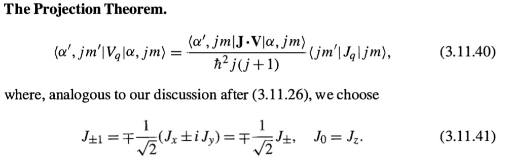 Solved by using Wigner Proof Projection Theorem - Eckart | Chegg.com