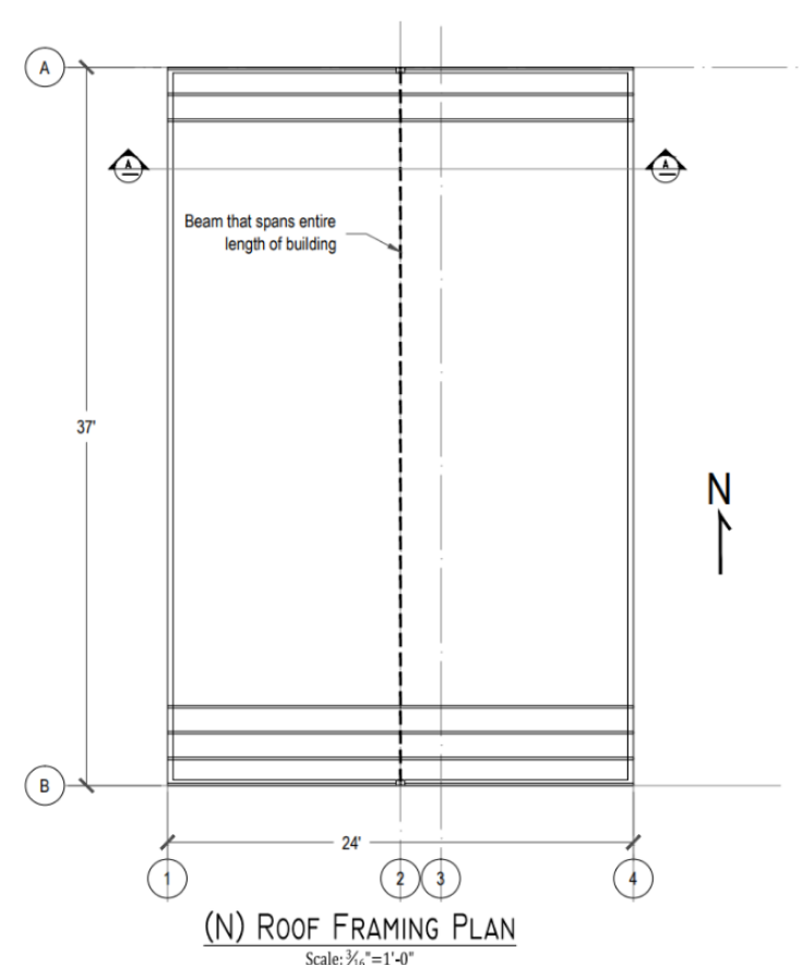 Exterior Wall DL = 24.34 psf Interior Wall DL = 23.4 | Chegg.com
