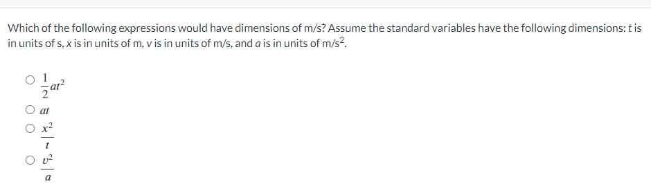Solved Which of the following expressions would have | Chegg.com