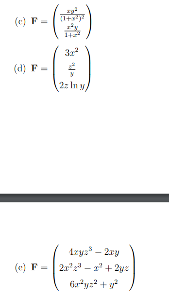 Solved Determine whether the given vector field F is | Chegg.com