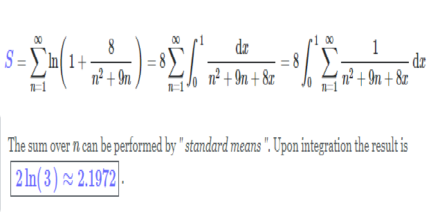 Solved How can I write the logarithm as an integral as shown | Chegg.com
