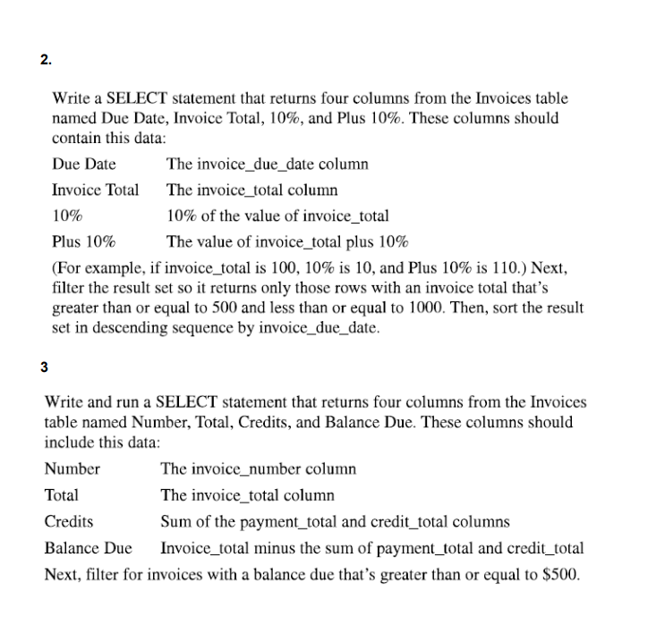 Solved Perform the following operations using Oracle and | Chegg.com