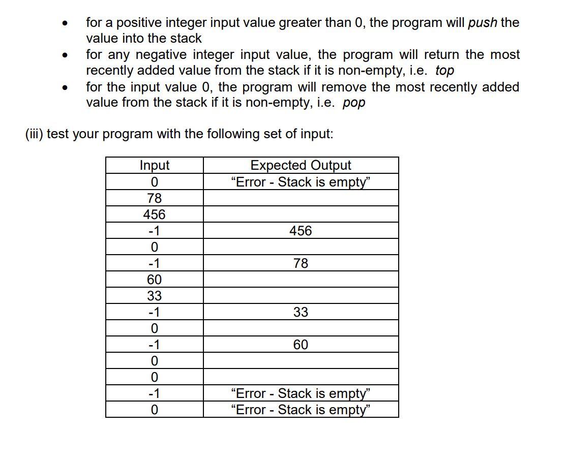 Solved Nrite a C program to (i) implement the following | Chegg.com
