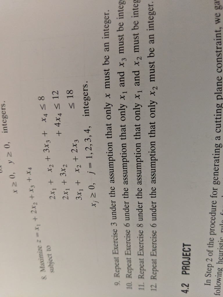 Solved СВ x1 3 1 x4 Ху In Exercises 3 and 4 solve the given | Chegg.com