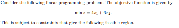 Solved Consider the following linear programming problem. | Chegg.com