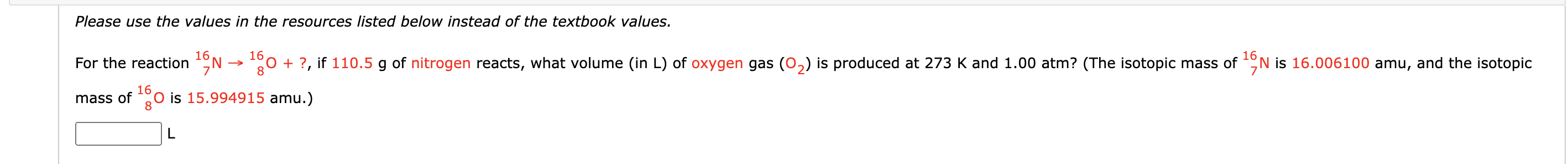 Solved Please use the values in the resources listed below | Chegg.com