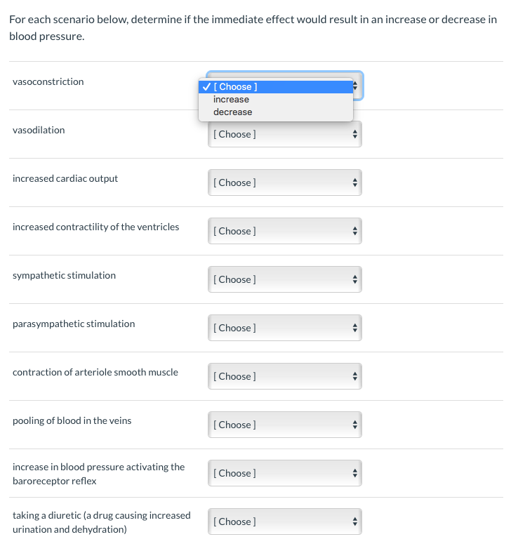 Solved 1. For each scenario below, determine if the | Chegg.com