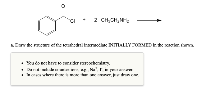 Solved + 2 NH3 CH3CHCCI CH? a. Draw the structure of the | Chegg.com