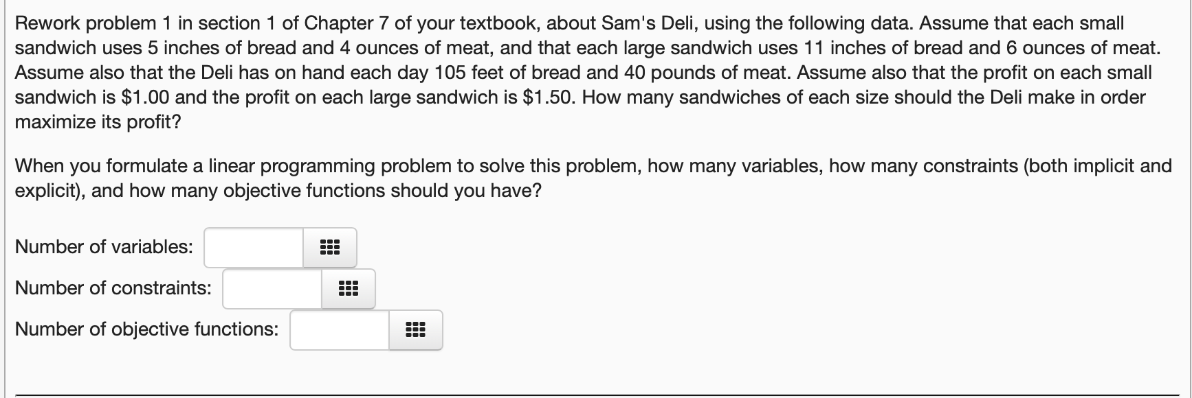 Solved Rework problem 1 in section 1 of Chapter 7 of your | Chegg.com