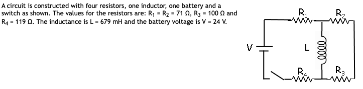 Solved Induction And RL Circuits: Two Loop RL Circuit1 1) | Chegg.com