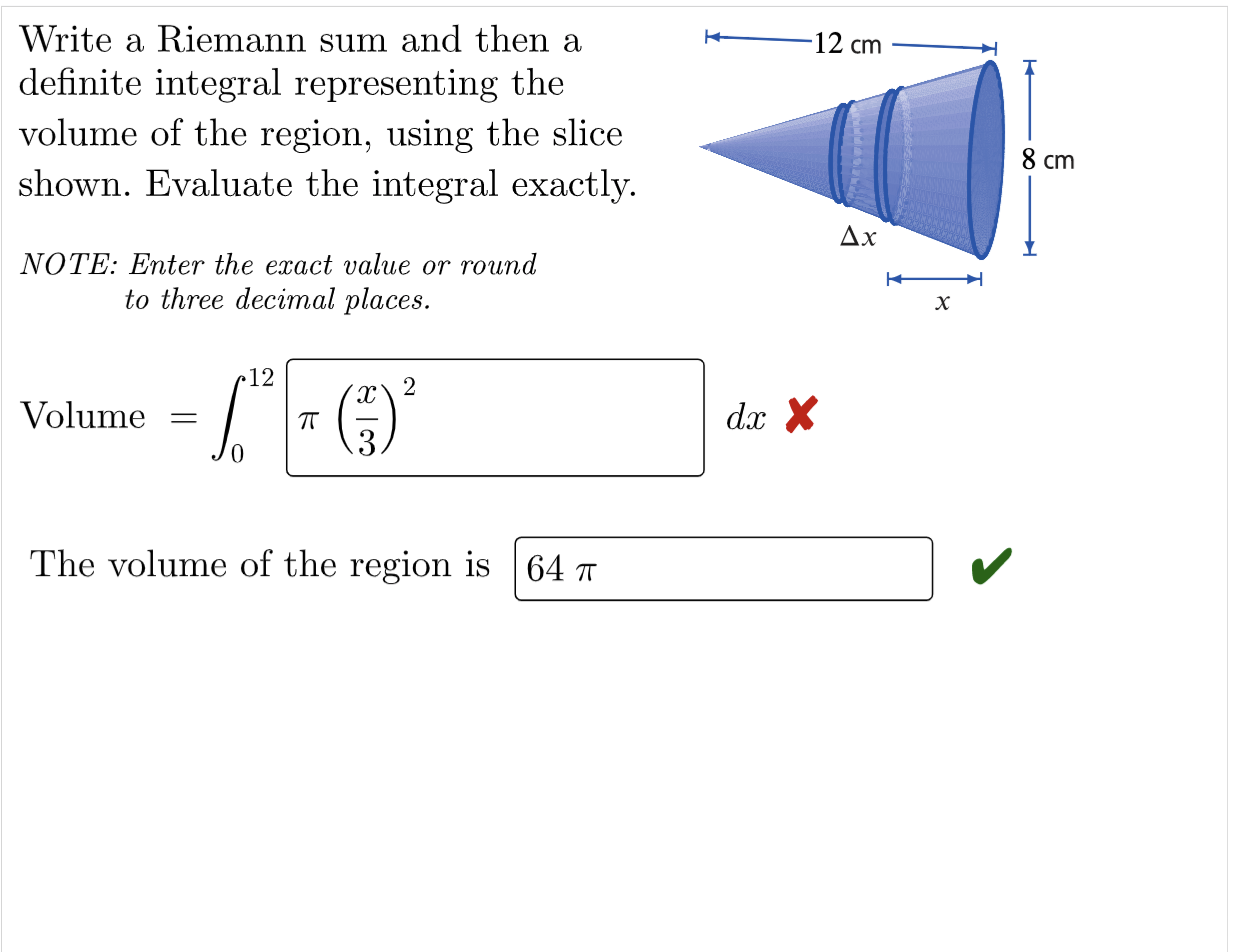 Solved Write a Riemann sum and then a definite integral | Chegg.com