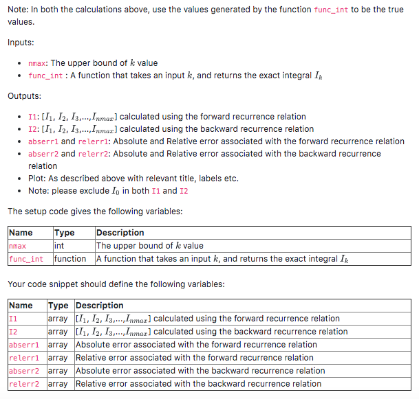 Calculating Integrals using Recurrence Relation In | Chegg.com