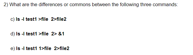 Solved 2) What are the differences or commons between the | Chegg.com