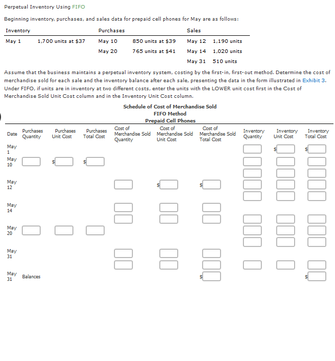 Solved Perpetual Inventory Using FIFO Beginning inventory, | Chegg.com
