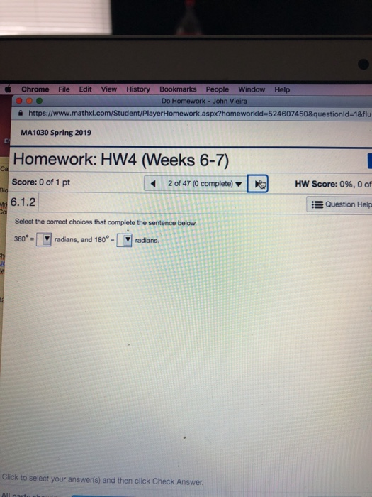 Solved Chrome File Edit View History Bookmarks People Window | Chegg.com