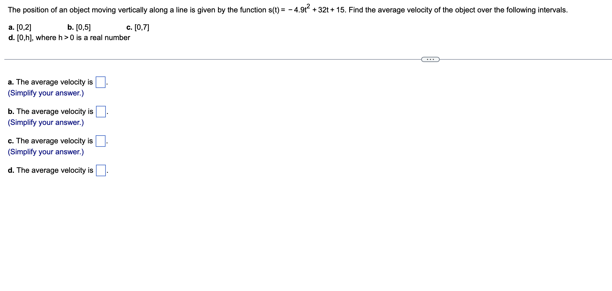 Solved The Position Of An Object Moving Vertically Along A