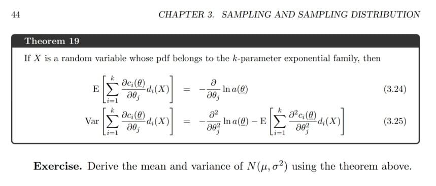 Solved 44 CHAPTER 3. SAMPLING AND SAMPLING DISTRIBUTION | Chegg.com