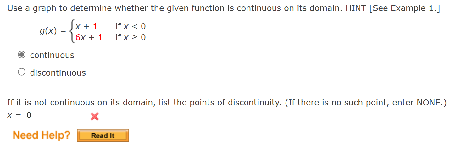 Solved Use a graph to determine whether the given function | Chegg.com