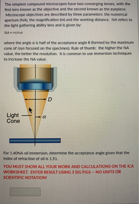 Compound Light Microscope Working Distance | Shelly Lighting