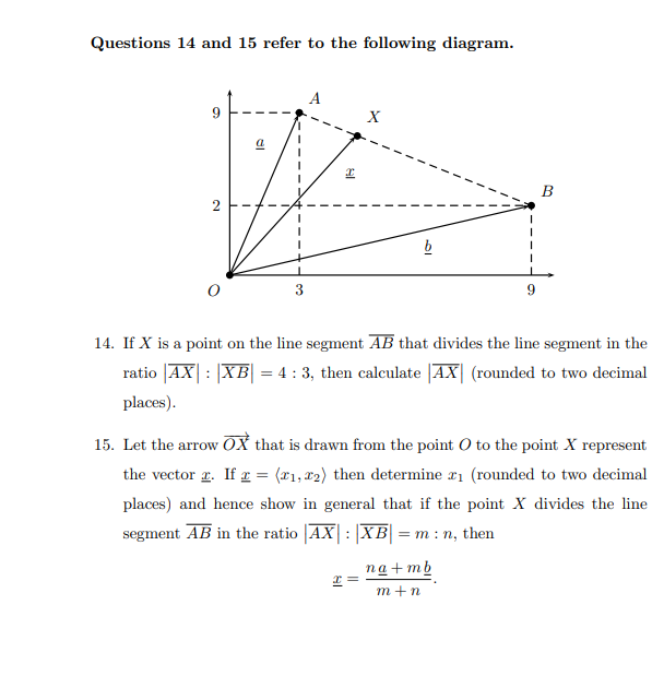 Solved Questions 14 and 15 refer to the following diagram. | Chegg.com