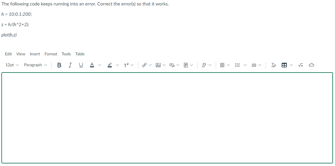 Solved The following code keeps running into an error. | Chegg.com