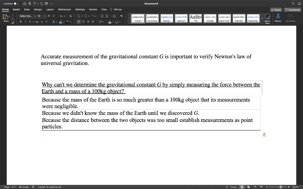 Solved AutoSave UF 라 Documenta e Home Insert Draw Design | Chegg.com