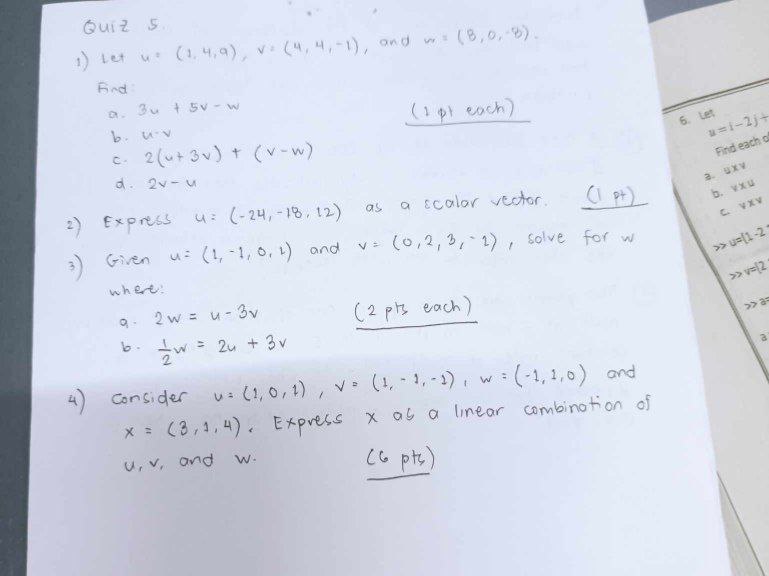 Solved Other math- ﻿linear algebra | Chegg.com