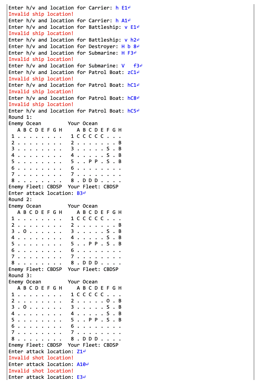 Solved Sample Run 2 (board size N=5 ) Note: N=5 is the | Chegg.com