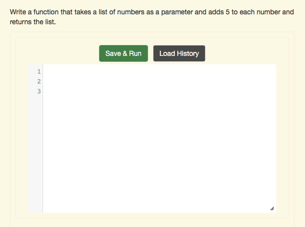 Solved Write a function that takes a list of numbers as a | Chegg.com