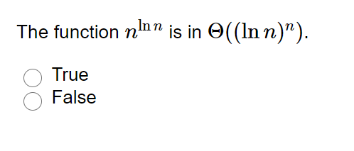 Solved Let f(n) = 3n2 + 7n + 12 and g(n) = n). Which one of | Chegg.com