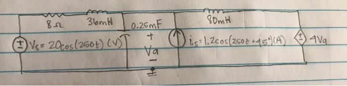 Solved Find Va using superposition. | Chegg.com