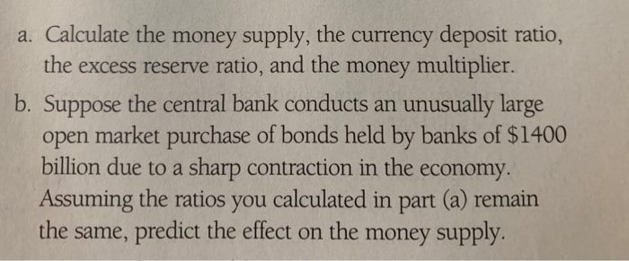 Solved 25. Suppose that currency in circulation is $600 | Chegg.com