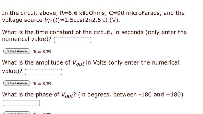 Solved Vin| C Vout | Chegg.com