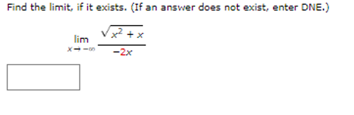 Solved Find the limit, ﻿if it exists. (If an answer does not | Chegg.com
