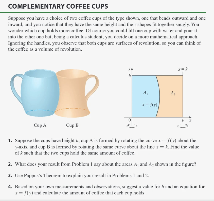Solved COMPLEMENTARY COFFEE CUPS Suppose you have a choice | Chegg.com