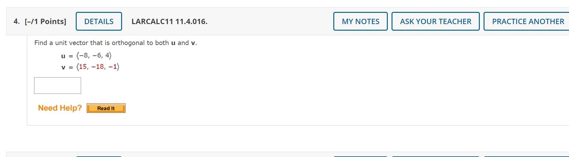 Solved 4. [-/1 Points] DETAILS LARCALC11 11.4.016. Find a | Chegg.com