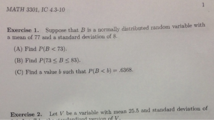 Solved MATH 3301, IC 4.3-10 xercise 1. Suppose that B is a | Chegg.com Solved MATH 3301, IC 4.3-10 xercise 1. Suppose that B is a | Chegg.com