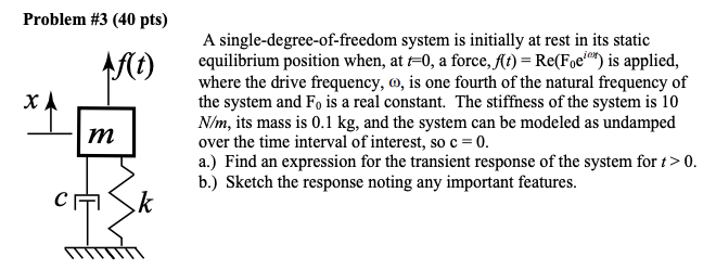Solved Problem #3 (40 pts) Aft) Ilm A | Chegg.com