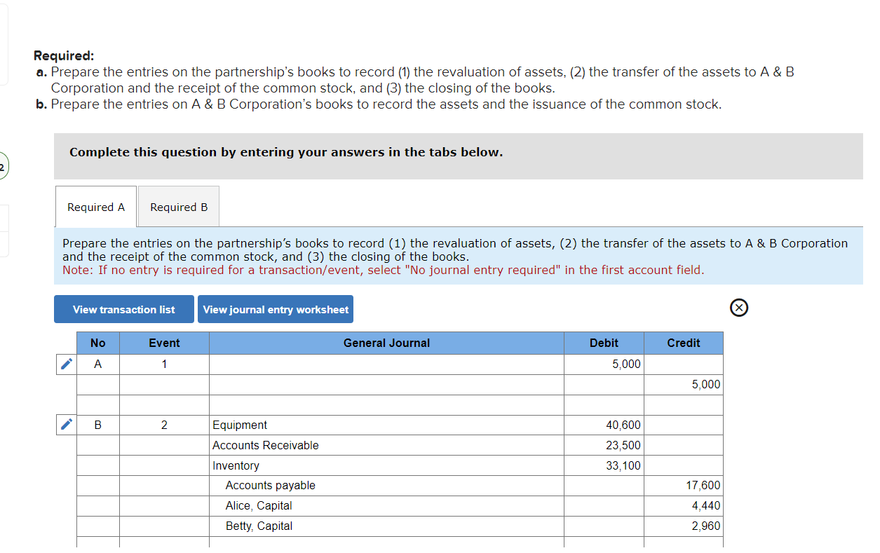 Solved When Alice and Betty decided to incorporate their | Chegg.com