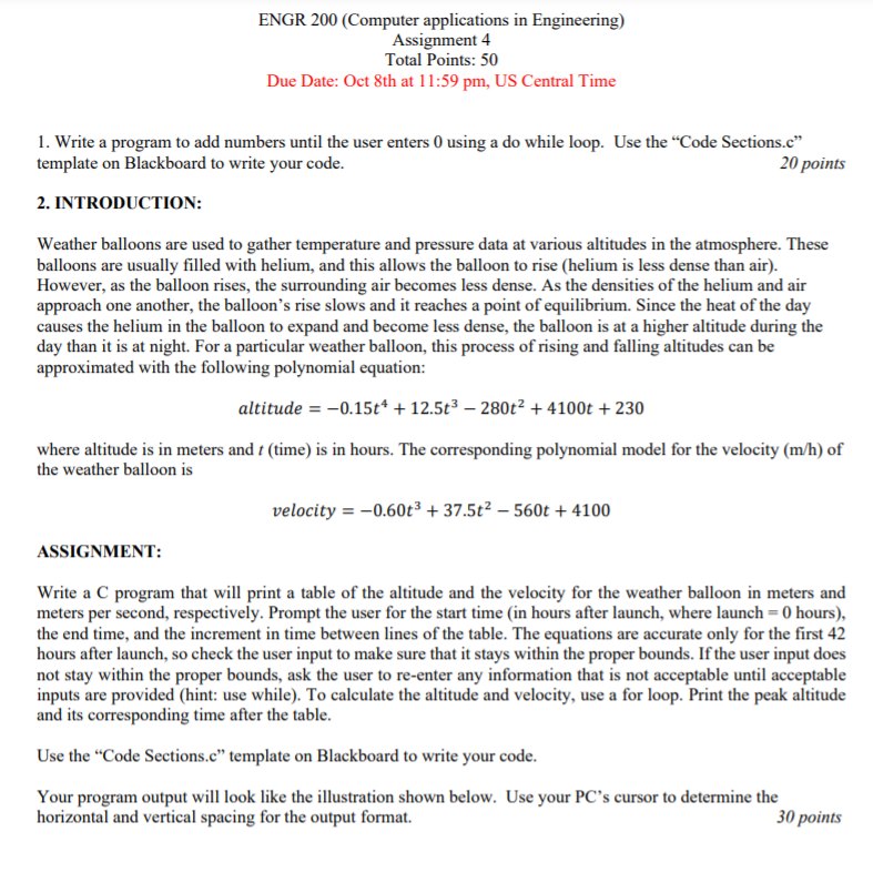 ENGR 200 (Computer applications in Engineering) | Chegg.com