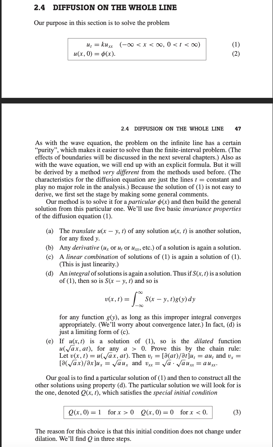 Solved 2. Verify the five invariance properties for the | Chegg.com