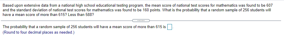 Solved Based upon extensive data from a national high school | Chegg.com