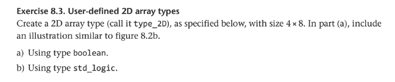 Solved Exercise 83 User Defined 2d Array Types Create A 2d 