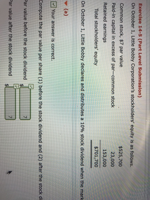 Exercise 14-5 (Part Level Submission) On October 1, | Chegg.com