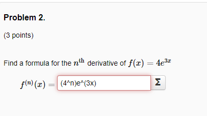 Solved Problem 2. (3 points) Find a formula for the nth | Chegg.com