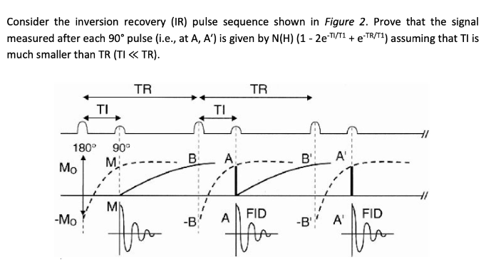 Solved Consider the inversion recovery (IR) pulse sequence | Chegg.com