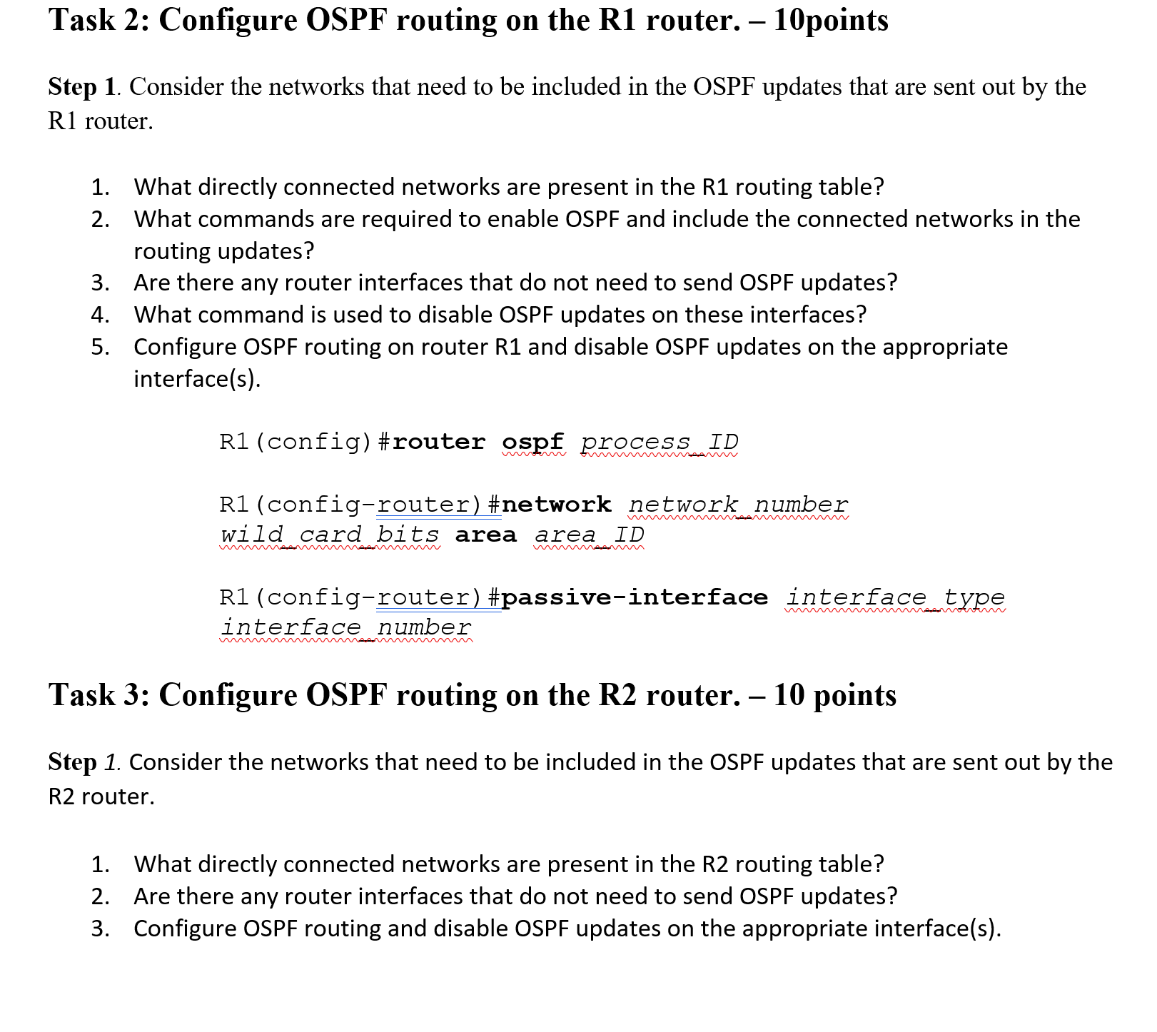 Solved Addressing Table:In this lab activity, you will use | Chegg.com