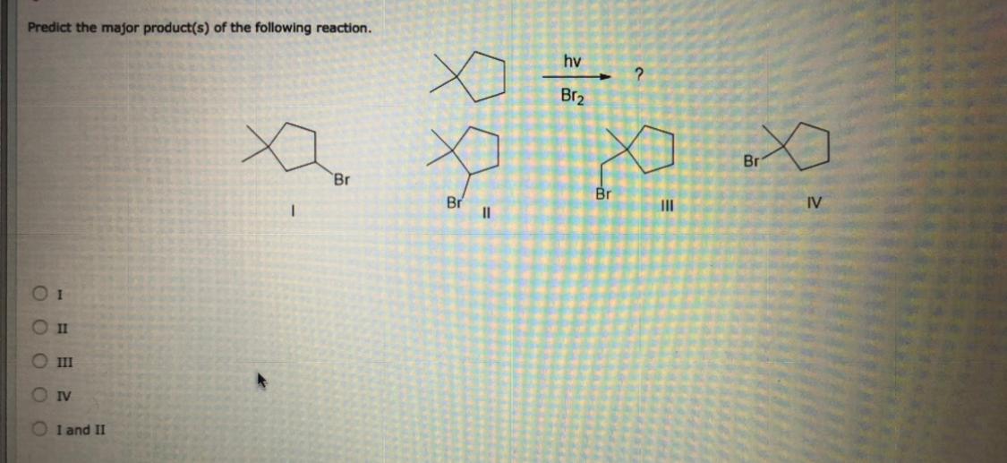 Solved Predict the major product(s) of the following | Chegg.com